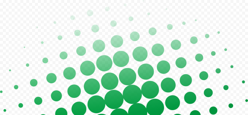 Green Polka Dot Circles Pattern PNG | Citypng