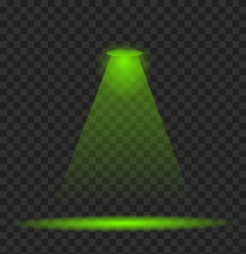 Green Spotlight Lighting FREE PNG | Citypng