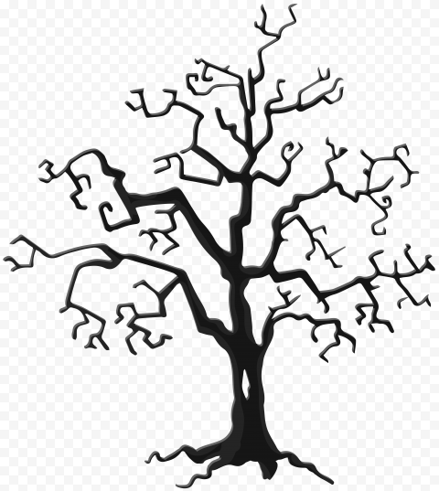 Halloween Black Tree Branch HD PNG | Citypng