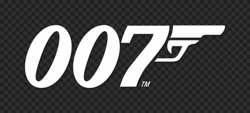 HD 007 James Bond White Logo PNG | Citypng