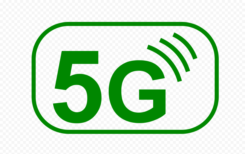HD 5G Cellular Green Logo Icon PNG | Citypng