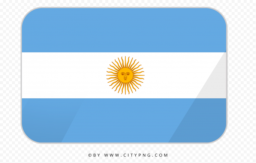HD Argentina Flag Icon Transparent Background | Citypng