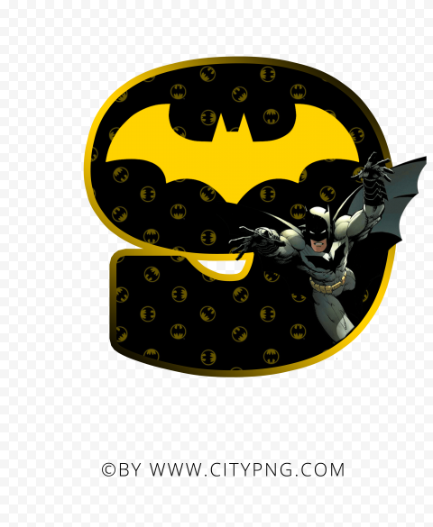 HD Batman Number Nine 9 PNG | Citypng