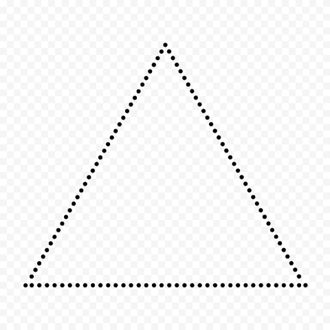 HD Blue Dotted Triangle Transparent Background | Citypng