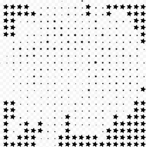 HD Black Polka Halftone Dots Stars Texture PNG | Citypng