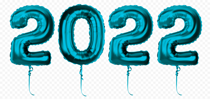 HD Silver 2022 Balloon PNG | Citypng
