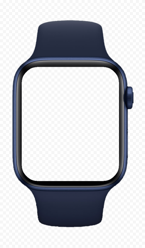 HD Blue Apple Watch Series 6 Mockup PNG | Citypng