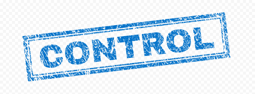 HD Red Control Word Stamp PNG | Citypng