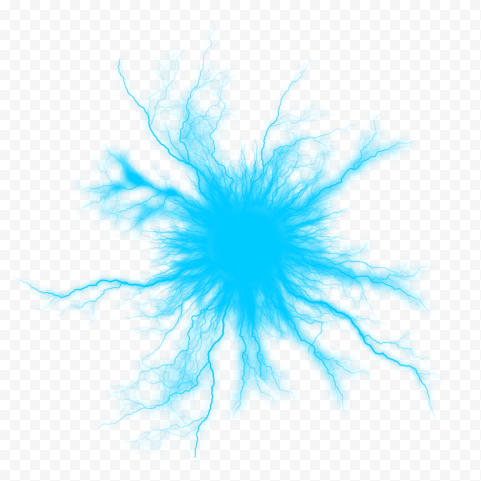 HD Blue Electricity Energy Ball Effect PNG | Citypng