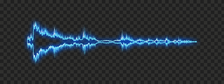 HD Dark Blue Music Wave Sound Waves Rhythm PNG | Citypng