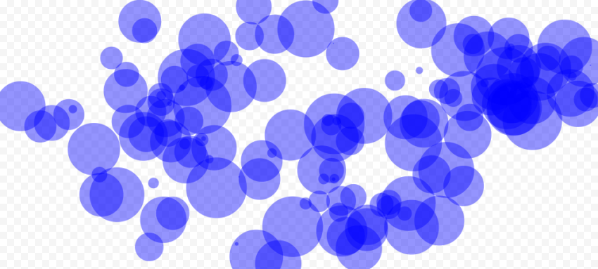 HD Blue Light Bokeh Effect PNG | Citypng