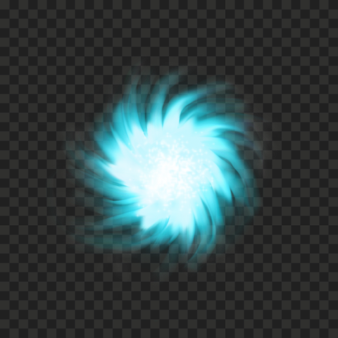 HD Blue Light Energy Ball Effect PNG | Citypng