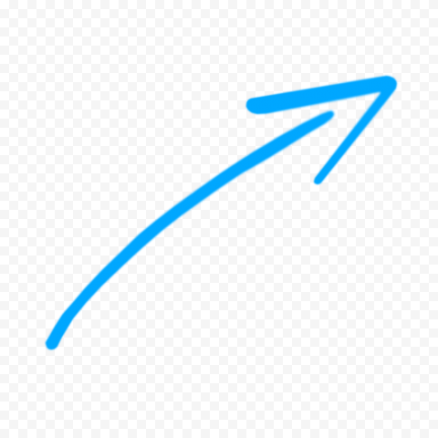 HD Blue Line Arrow PNG | Citypng