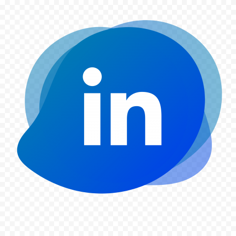 HD Blue Linkedin IN Aesthetic Icon PNG | Citypng