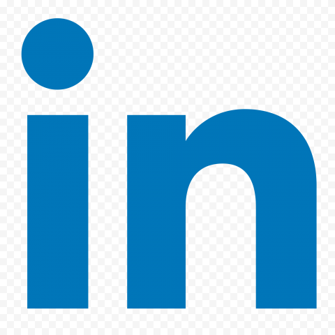 HD Blue Linkedin IN Icon Text Symbol Sign PNG | Citypng