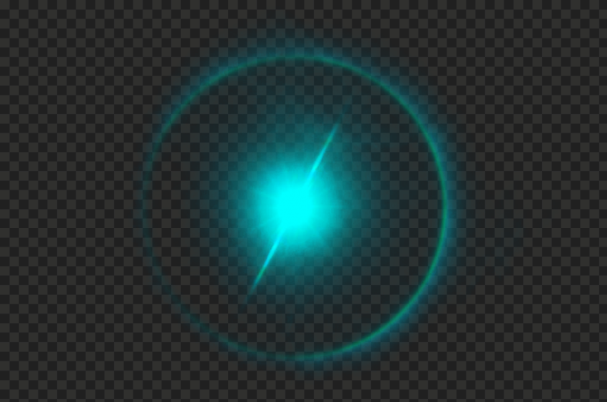 HD Blue Luminous Circle Effect PNG | Citypng
