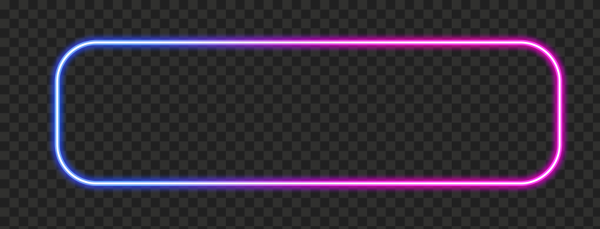 HD Blue & Pink Neon Frame Button PNG | Citypng