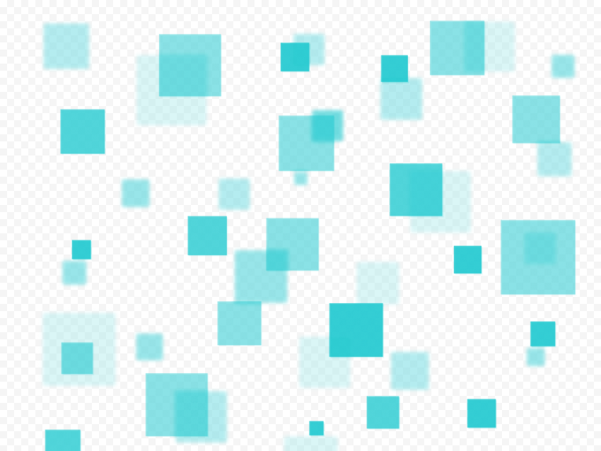 HD Blue Square Bokeh Lens PNG | Citypng
