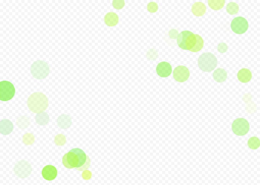 HD Bokeh Light Green Thumbnail Effect PNG | Citypng