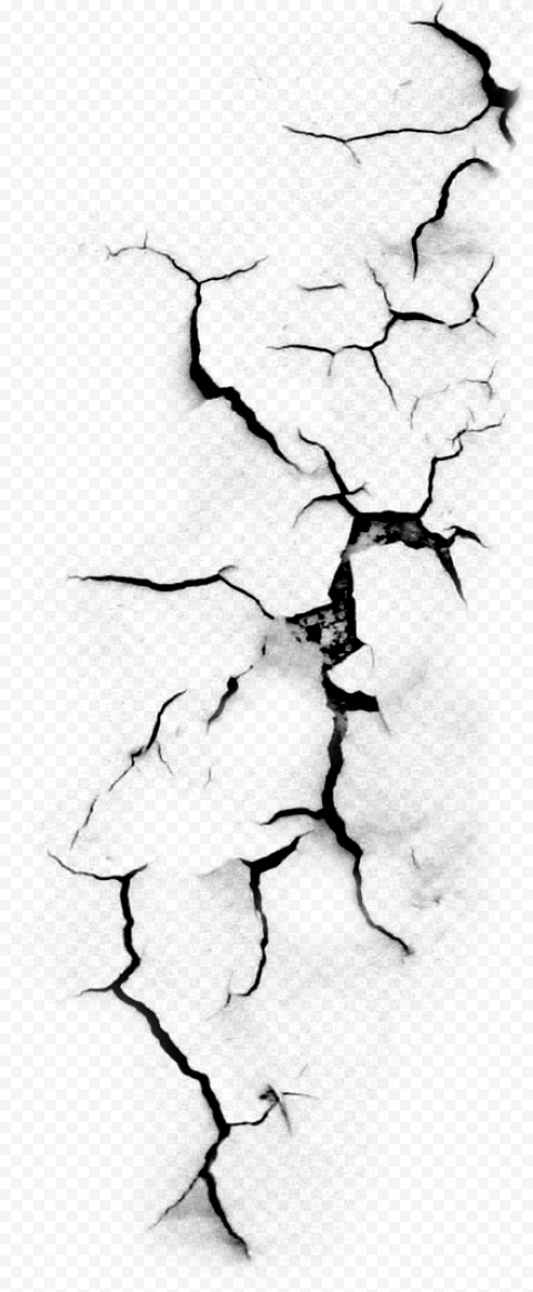 HD Broken Cracked Wall Effect PNG | Citypng