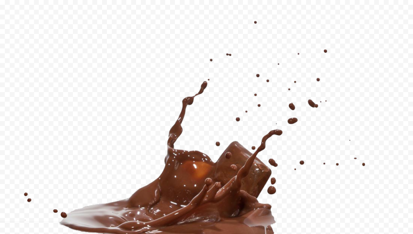 HD Melted Chocolate Splash Transparent PNG | Citypng