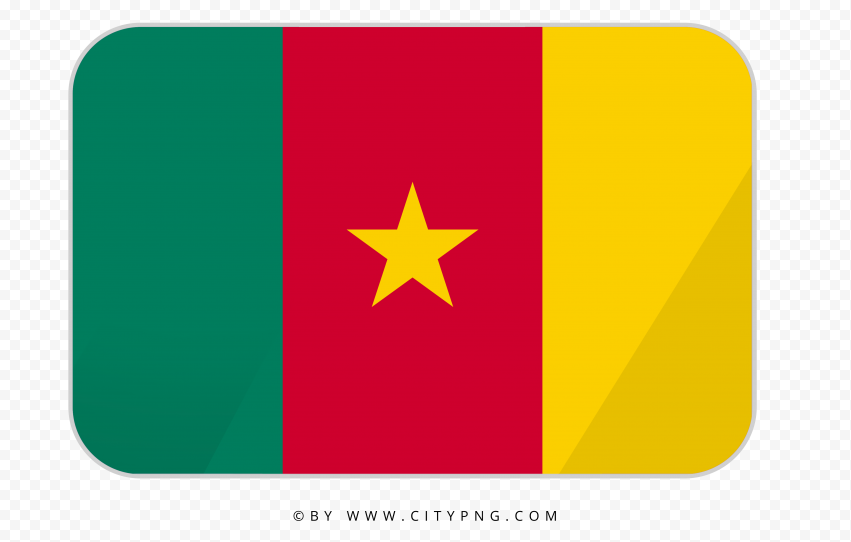 HD Cameroon Flag Icon Transparent Background | Citypng