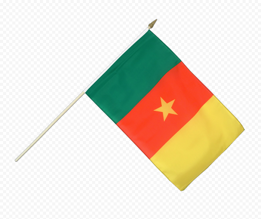 HD Cameroon Paper Small Flag Pole PNG | Citypng