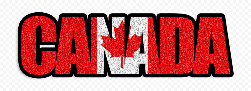 HD Canada Word Art PNG | Citypng