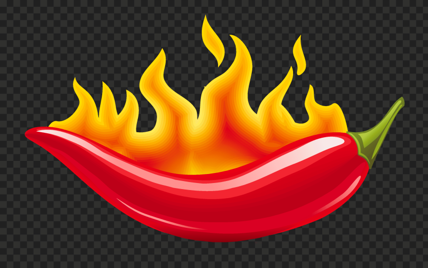 HD Cartoon Red Hot Chili Pepper Transparent Background | Citypng