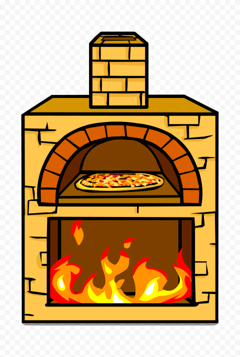 Cartoon Clipart Pizza Oven PNG IMG | Citypng