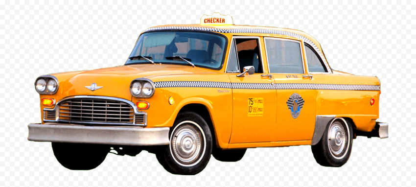 HD Checker Marathon Car Taxi PNG | Citypng