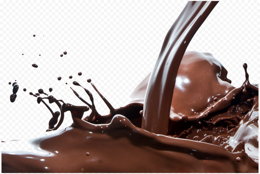 HD Chocolate Melted Liquid Splash PNG | Citypng