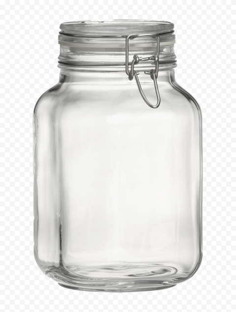 HD Clear Mason Glass Jar With Lid PNG | Citypng