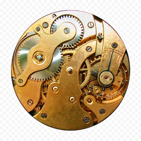 HD Clock Mechanical Gears PNG | Citypng