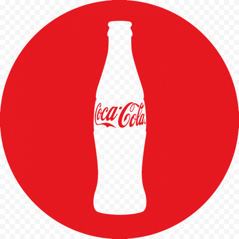 HD Coca Cola Drinks Red Round Sign PNG | Citypng