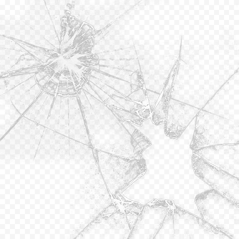 HD Crack Broken Glass Mirror Effect PNG | Citypng