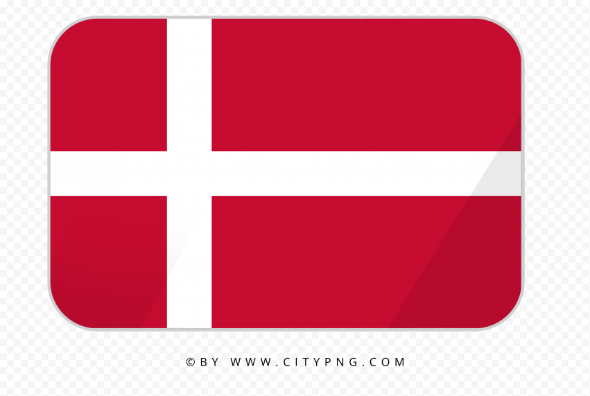 HD Denmark Flag Icon Transparent Background | Citypng