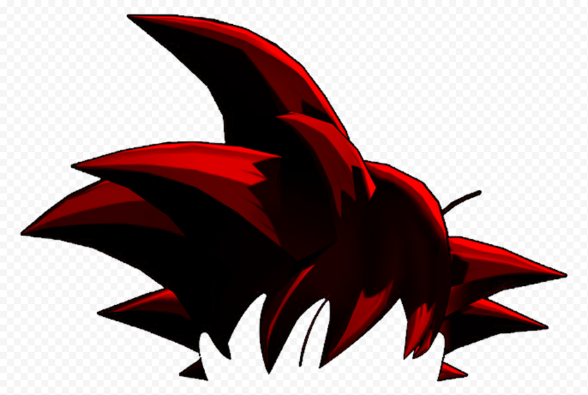 HD Dragon Ball Z Red Hair PNG | Citypng