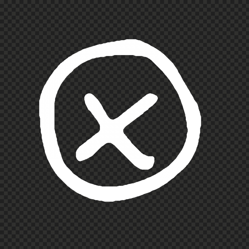 Blue Square Close X Button Icon Transparent Background | Citypng