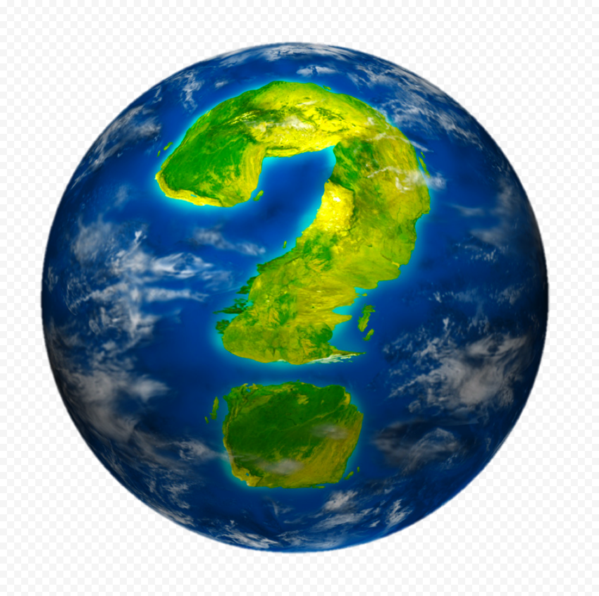 HD Earth Globe Question Transparent PNG | Citypng