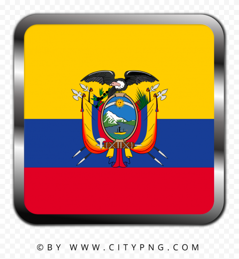 Ecuador Fingerprint Flag PNG | Citypng