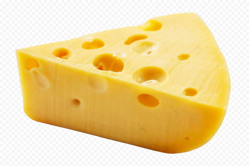 HD Emmental Gruyere Cheese Piece PNG | Citypng