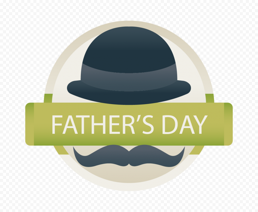 HD Father's Day Logo Design Transparent PNG | Citypng