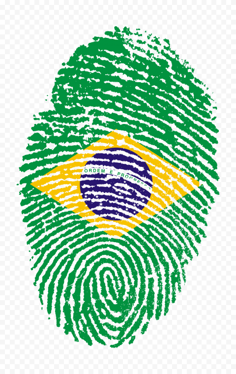 Brazil Flag On Postal Stamp HD PNG | Citypng