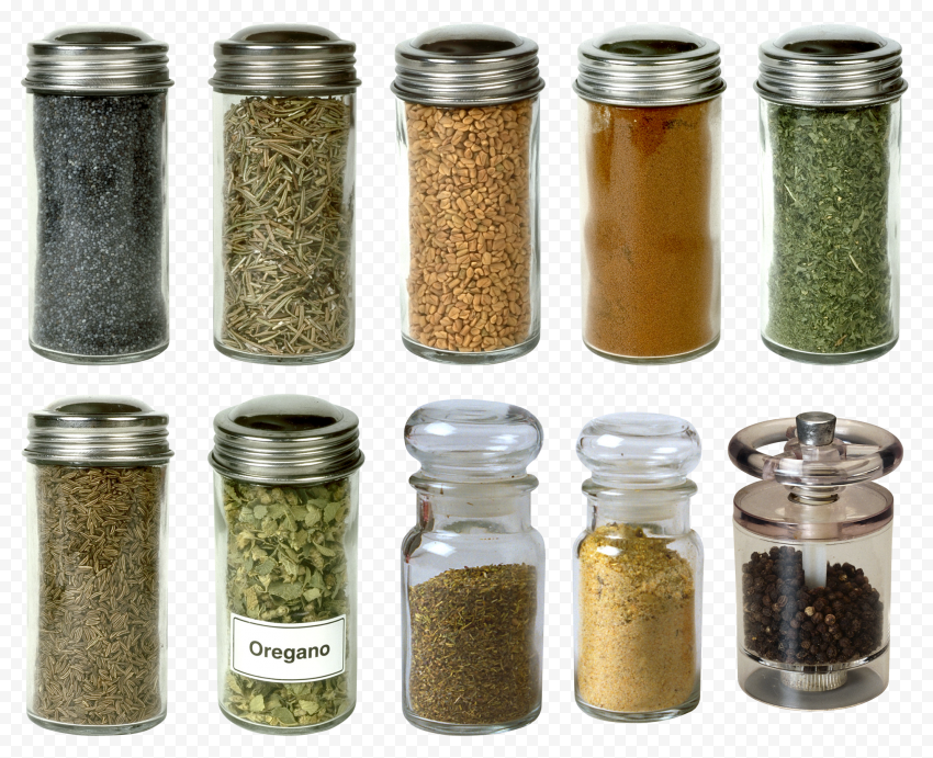 HD Food Spice Glass Bottles PNG | Citypng