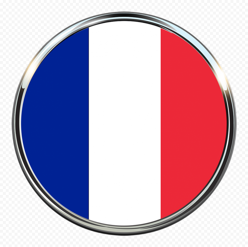 HD France Round Flag Icon PNG | Citypng