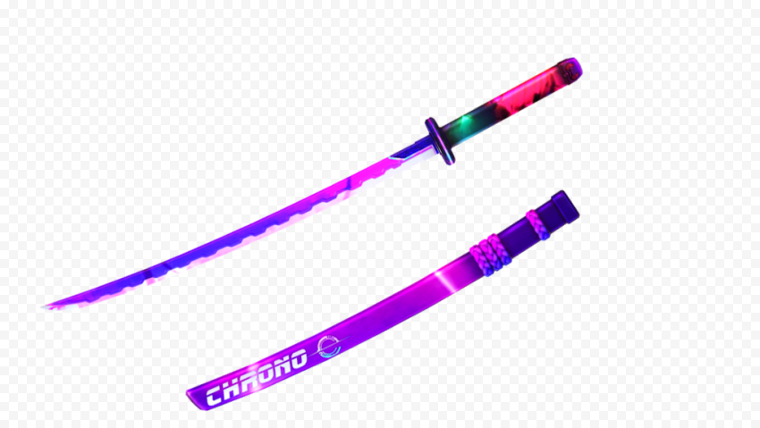HD Free Fire Chrono Katana Weapon Skin Transparent PNG | Citypng