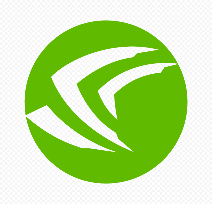 HD Geforce Nvidia Circle Green Icon PNG | Citypng