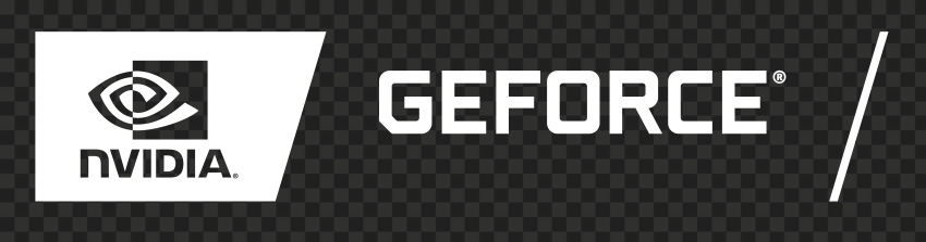 HD Geforce Nvidia White Logo Transparent Background | Citypng