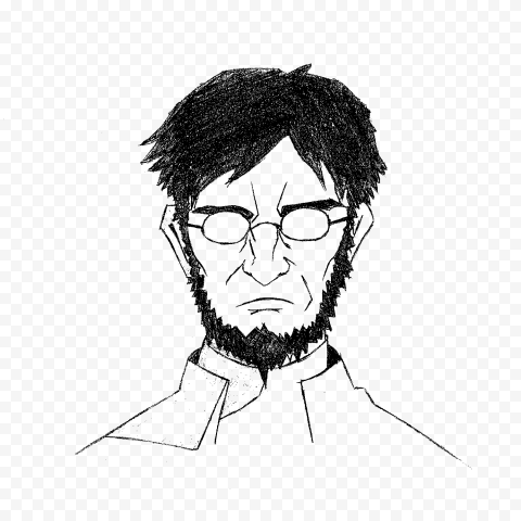 HD Gendo Ikari Drawing Transparent PNG | Citypng